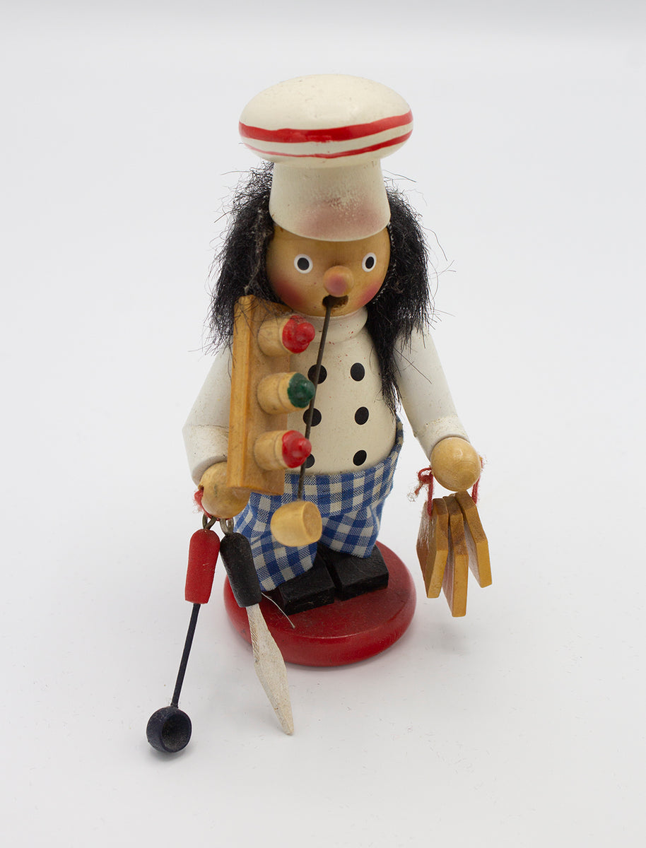 Vintage Wooden Chef Figure – shopnueve