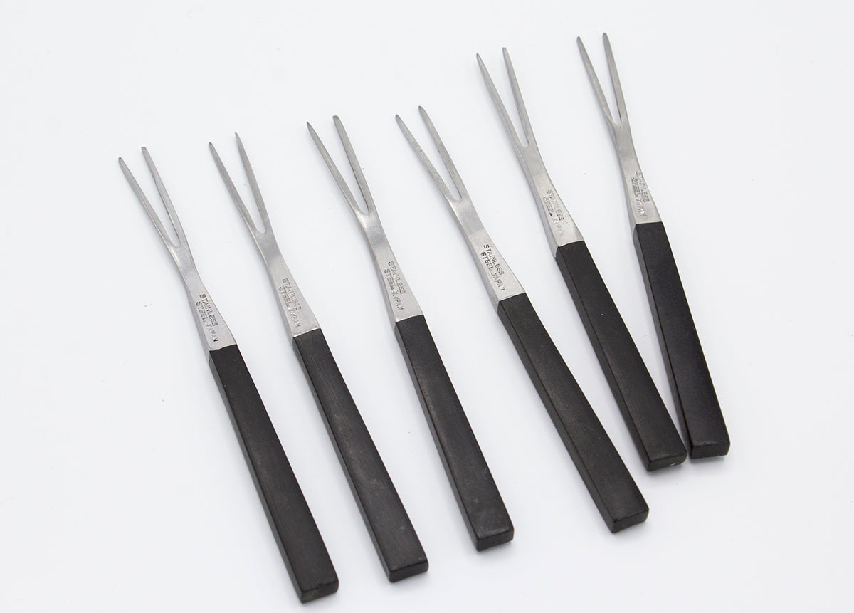 Vintage Japanese Made Cocktail Forks, S/7 – shopnueve